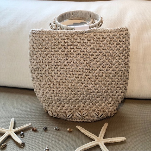 Handmade | Bags | Handmade Woven Seashell Bag | Poshmark